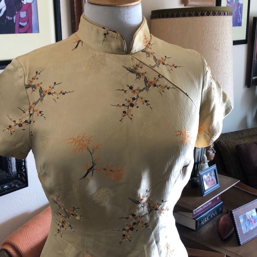 90s Asian Inspired Dress - Gem